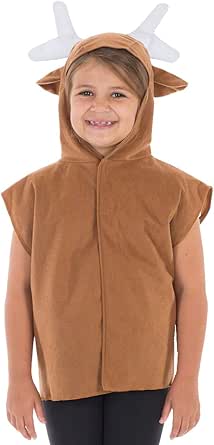 Charlie Crow Reindeer Costume for kids one size 3-8 Years. : Amazon.co ...