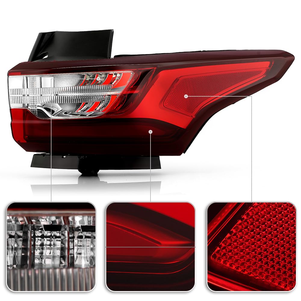 Snapklik.com : For 2018 2019 2020 2021 Chevy Traverse Factory Red/Clear ...