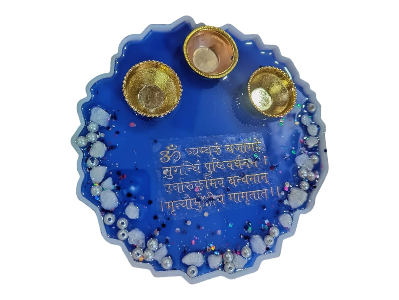 Resin Tilak thali for Pooja : Amazon.in: Home & Kitchen