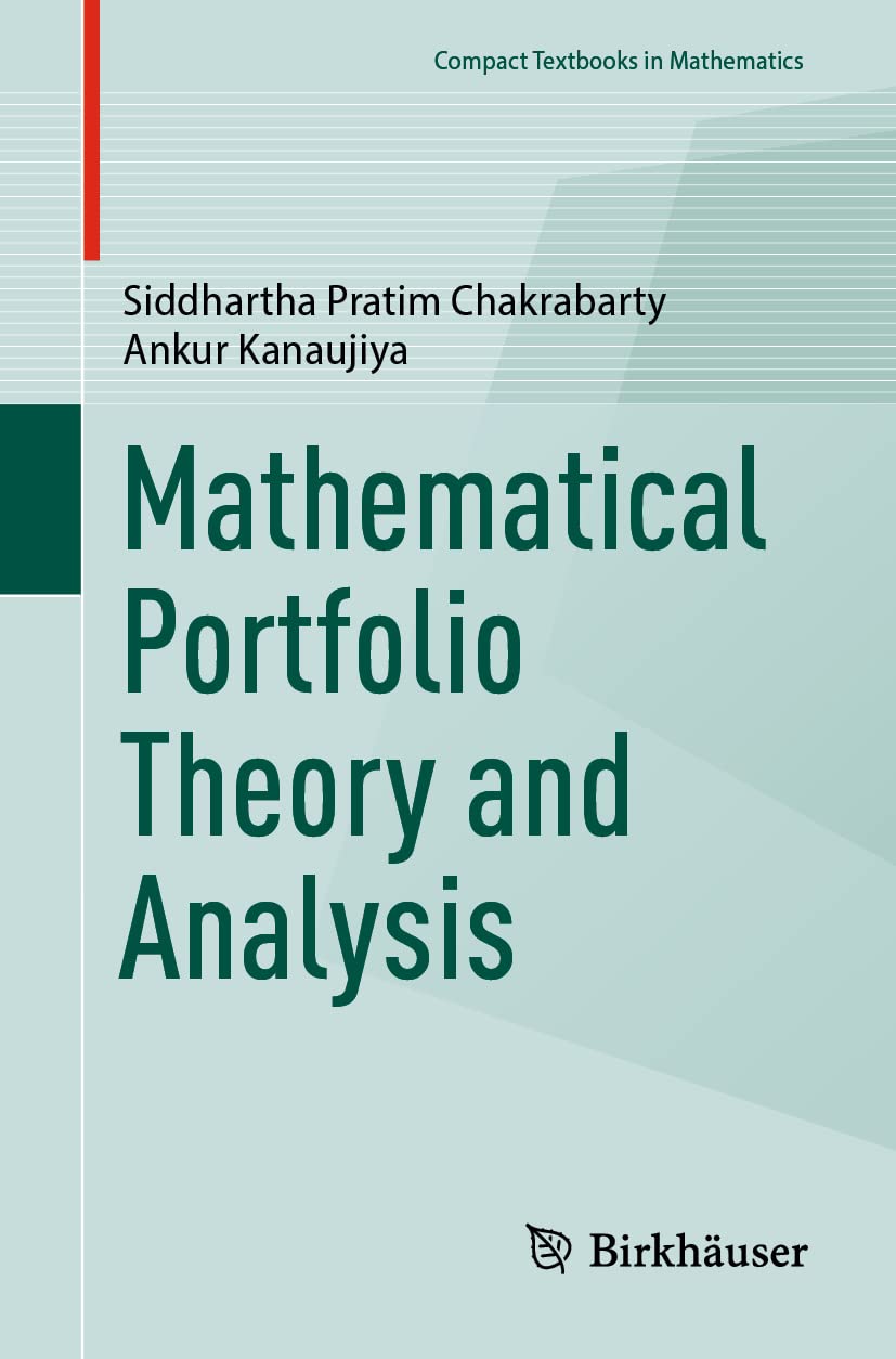 Amazon.com: Mathematical Portfolio Theory and Analysis (Compact ...