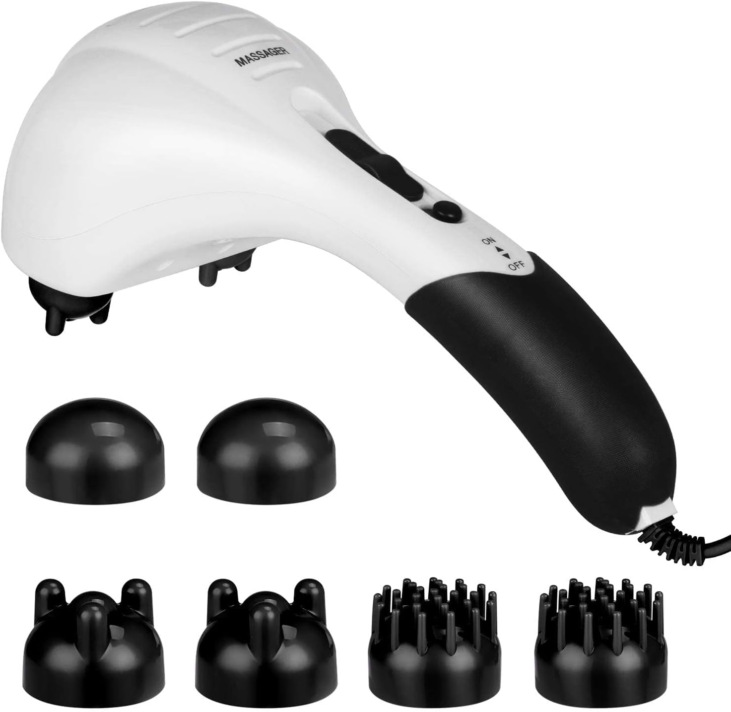 Amazon.com: Homedics Back Massager - Heated Automatic Percussion Back ...