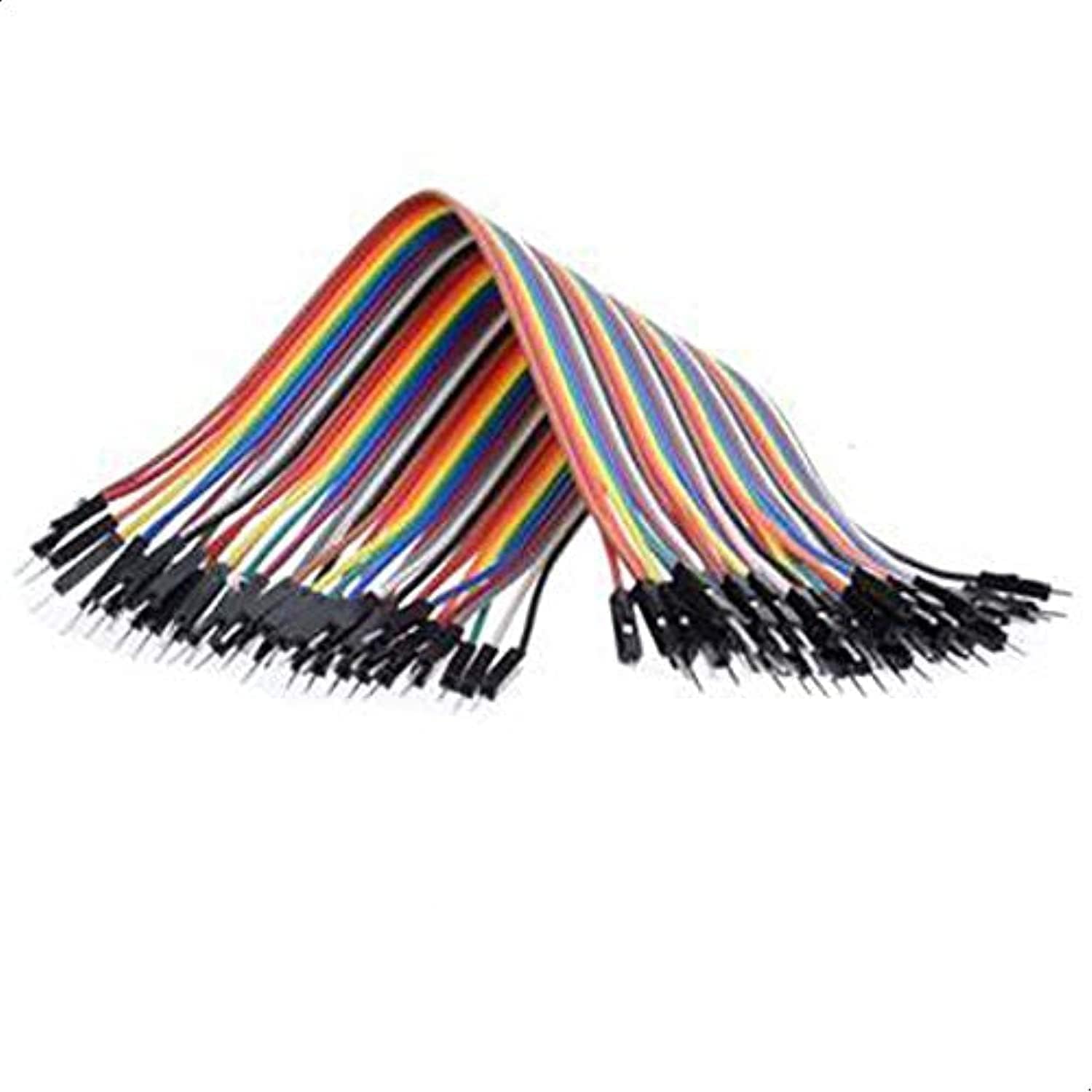 Jumper Wire Dupont Cable Line 1P-1P 2.54mm Male to Male 20cm 40 Pieces ...