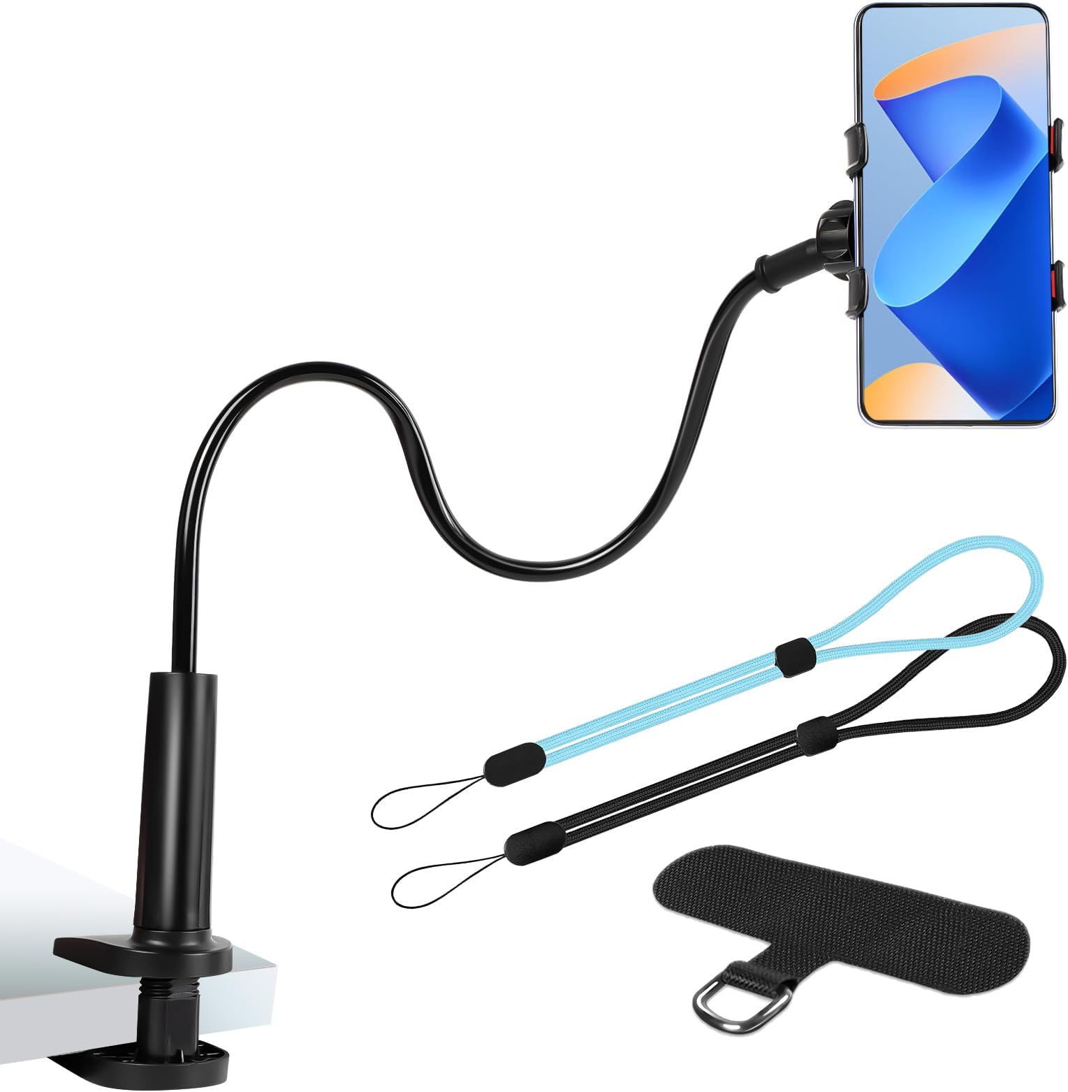 Amazon.com: JOYROOM Gooseneck Phone Holder for Bed - [Safety Lock ...