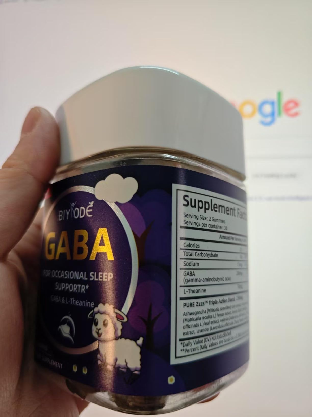 Sleep Gummies Supplements for Adult : Calm with GABA, L Theanine for ...