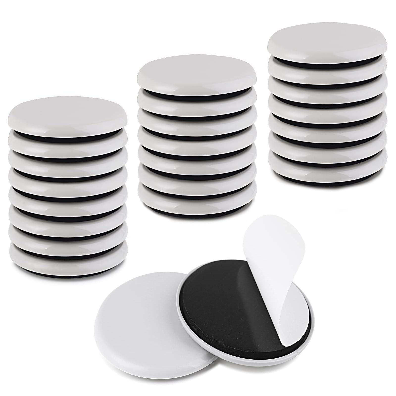 Amazon.com: vshougou 20pcs 2" Self-Stick Furniture Sliders,Round Small ...
