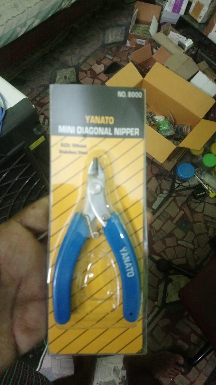 HD Yamato Blue Stainless Steel Mini Diagonal Nipper, Cutter, Pliers ...