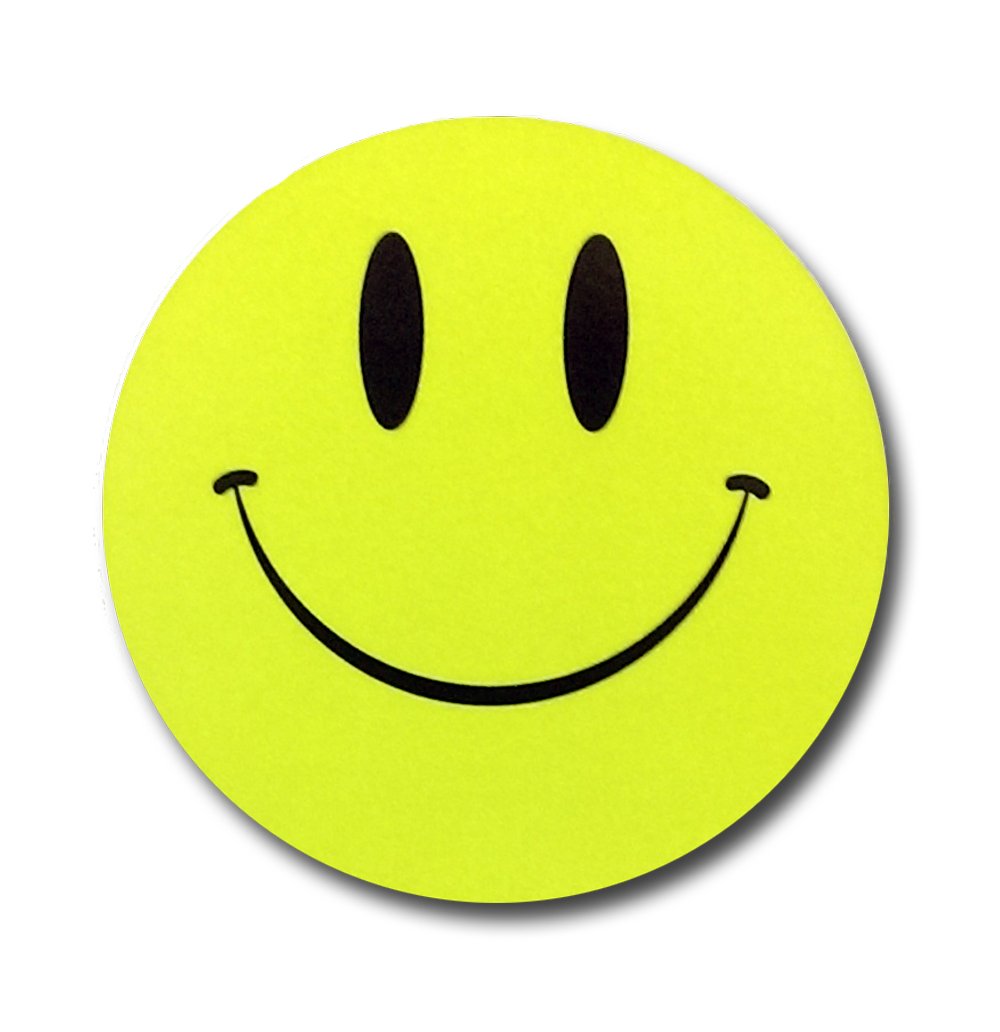 Amazon.com: COOLHUBCAPS Reflective Smiling Face Auto Magnet : Automotive