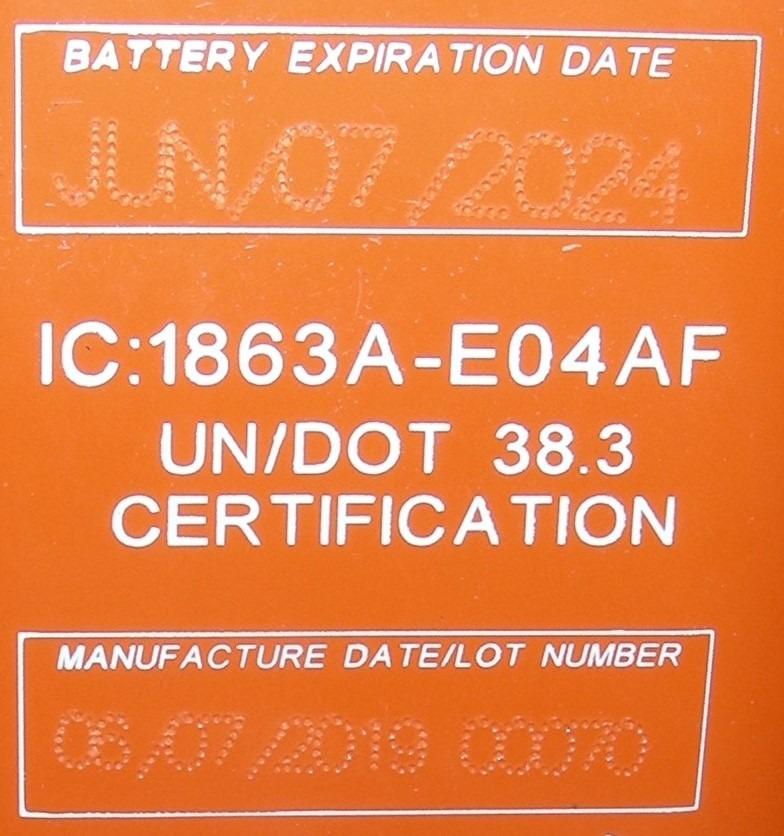 Amazon.com: ACK E-04 ELT Replacement Li-Ion Battery : Electronics