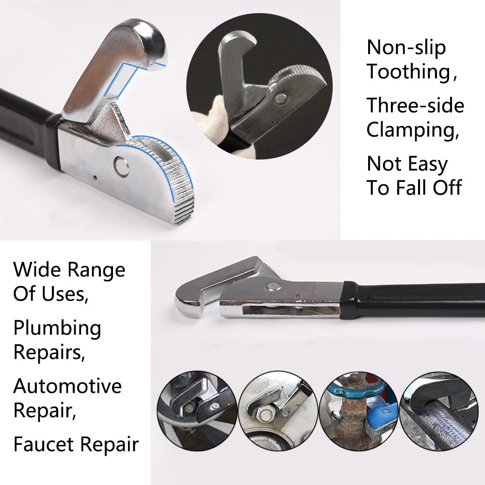 Snapklik.com : Mini Wrench 4 Inch Adjustable Plumbing Wrench Multi-Shape Adaptation Plumbing ...