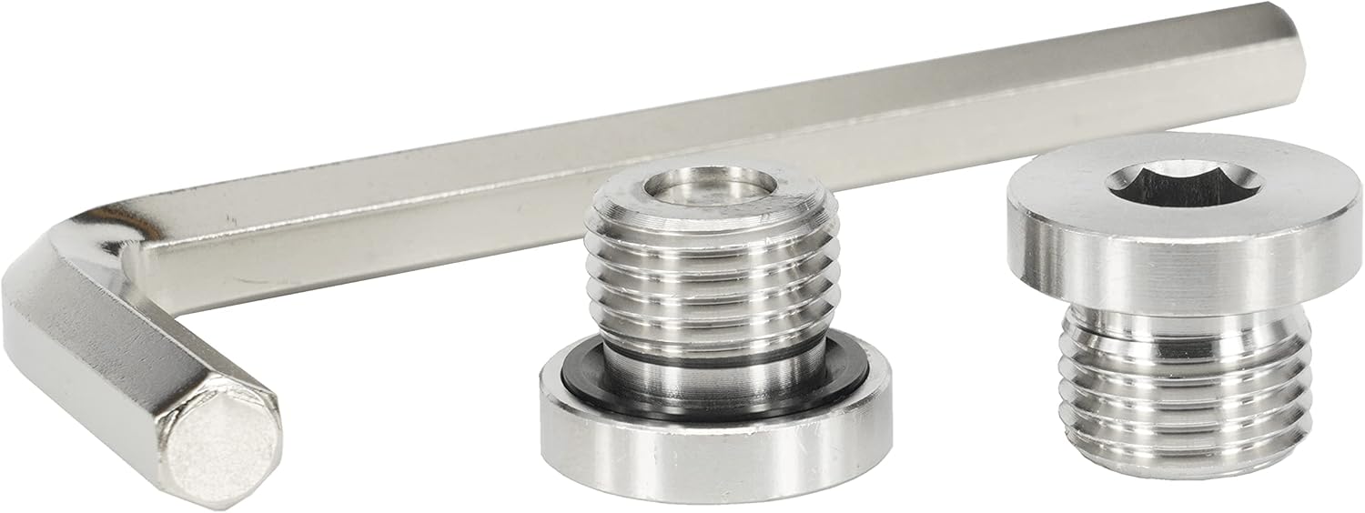 Amazon.com: Dsnaduo 2PCS Stainless Steel Magnetic Hex Front ...