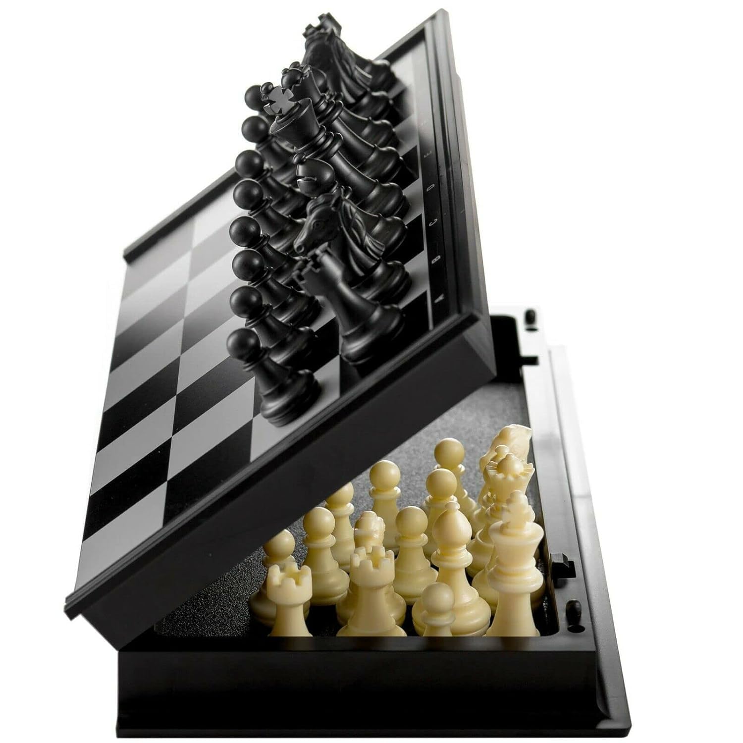 Buy CINIFFO Magnetic Chess Board Game Foldable Chess with Magnetic ...