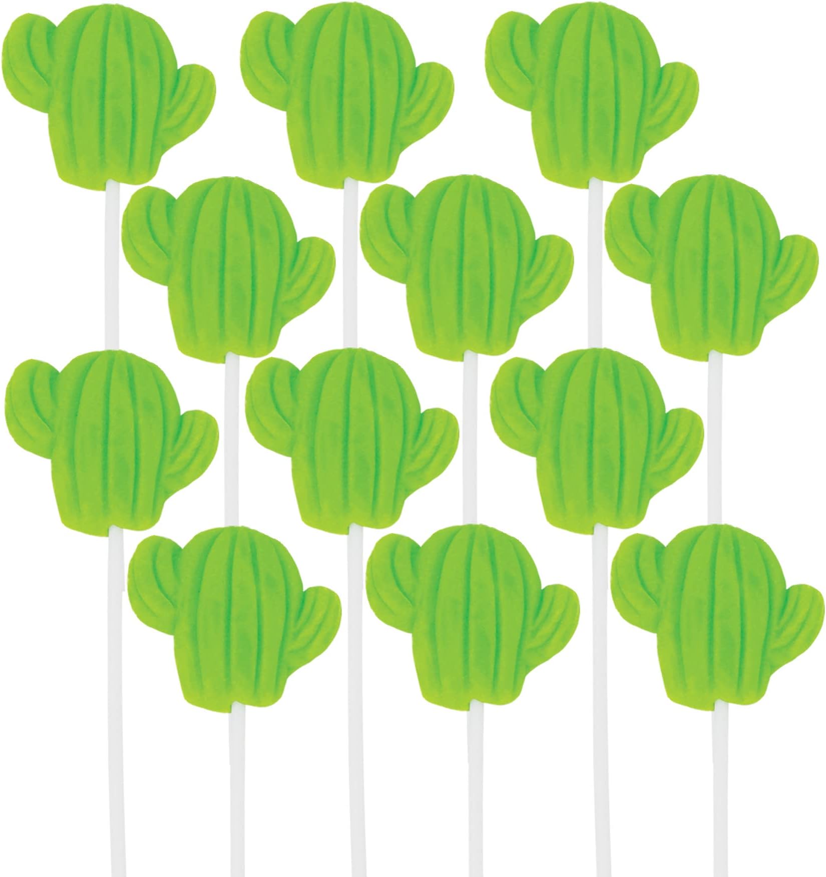 Amazon.com : Cactus Lollipops - 12 Individually Wrapped Fiesta Candy ...