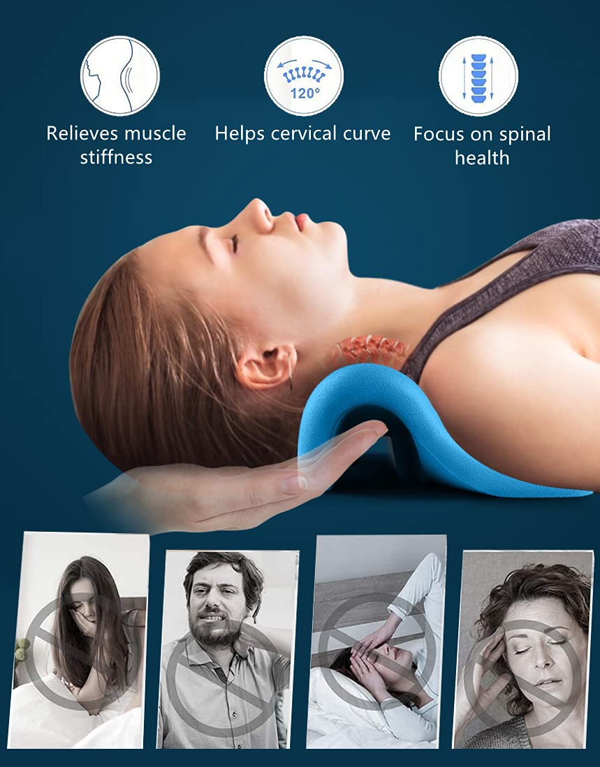 Neck And Shoulder Relaxer Neck Stretcher For Pain Relief Cervical ...