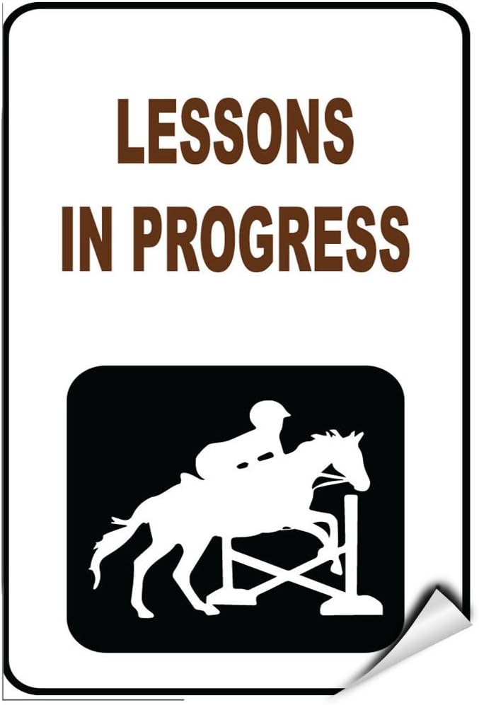 Amazon.com : Lessons In Progress Activity Sign Campground Signs ...