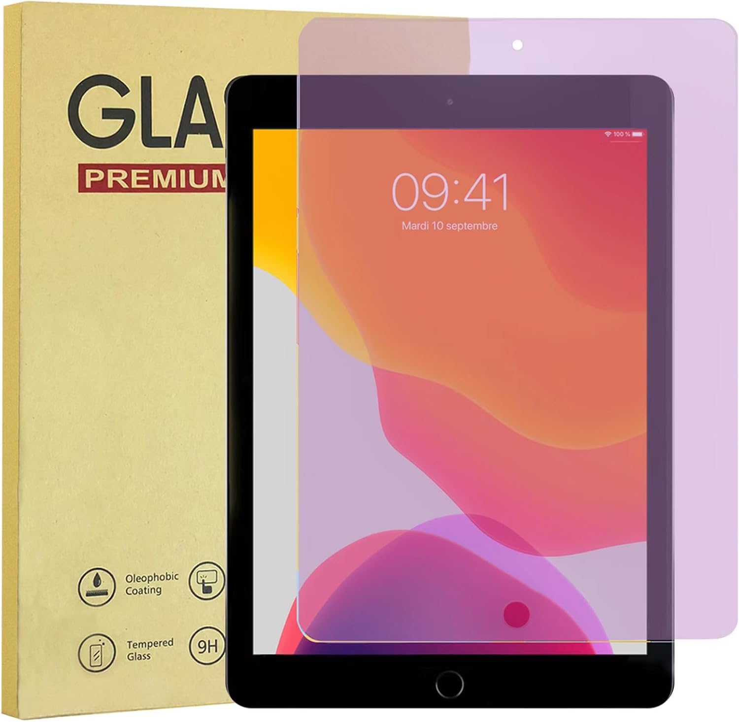 Amazon.co.jp: 【ブルーライトカット】iPad 第9世代/第8世代/第7世代 ガラスフィルム 【目の疲れ軽減】 iPad 第9世代 ...