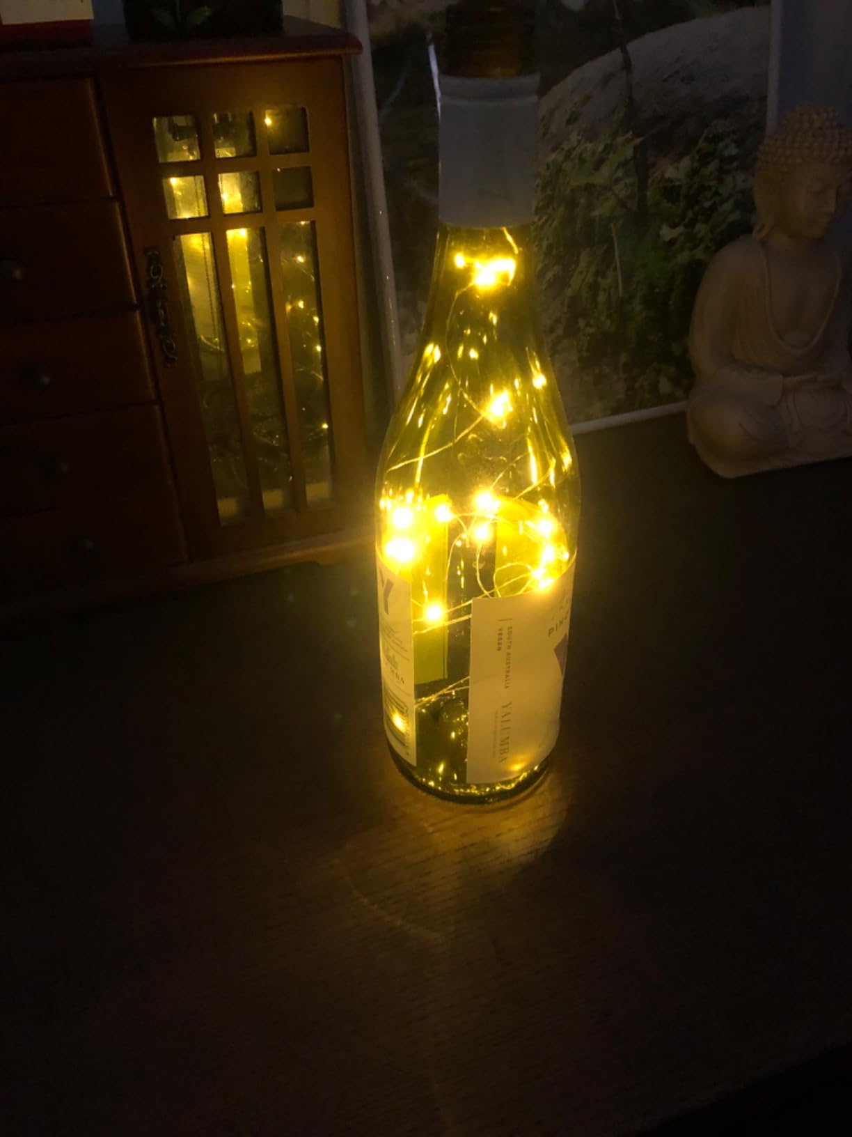 Betus 10 Pack Wine Bottles Cork String Lights - Battery Powered ...