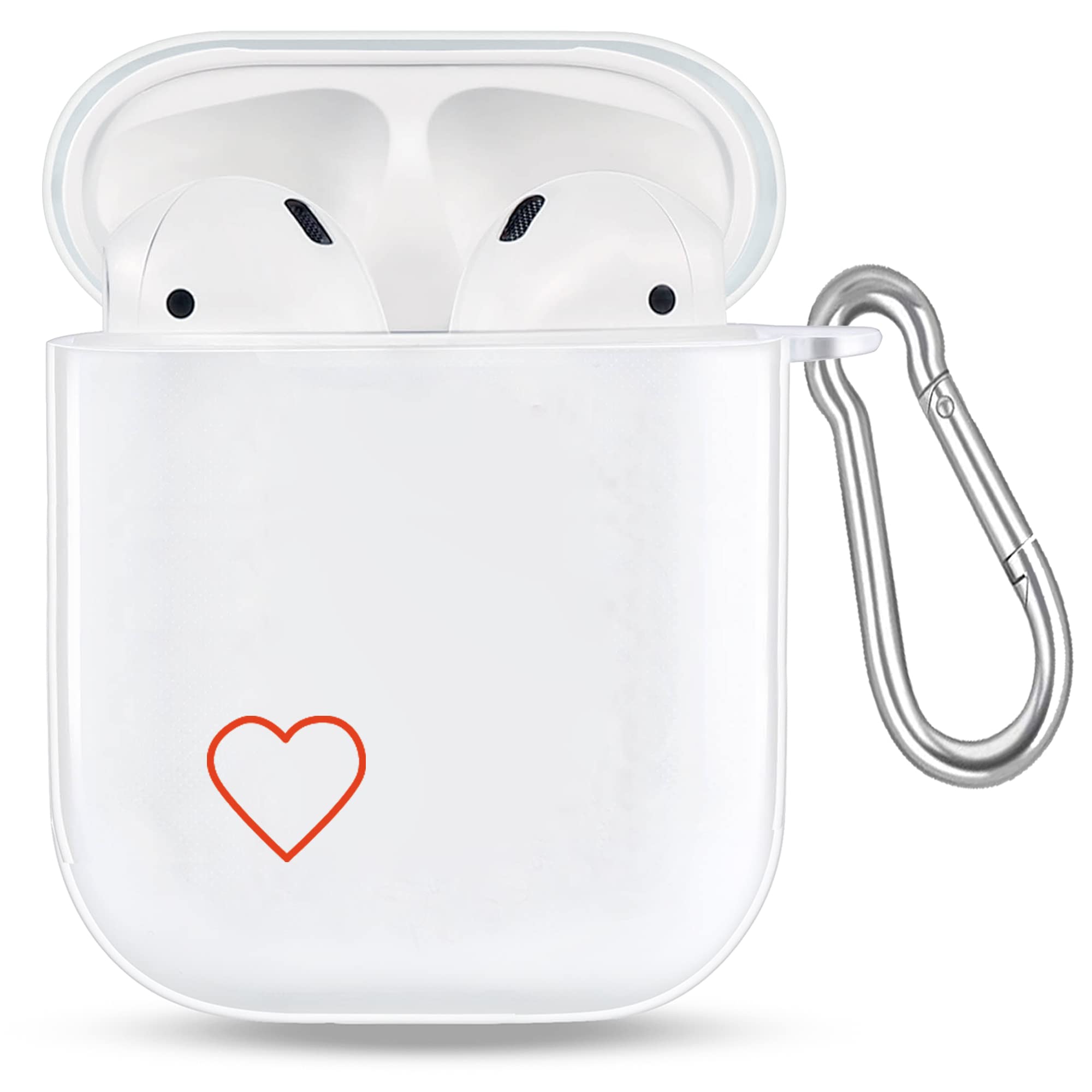 Amazon.com: Case for Airpods 2nd Generation Case,Aesthetic Heart Cute ...