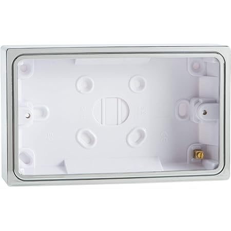 Varilight Polished Chrome Decorative Twin Socket Back Pattress Box ...