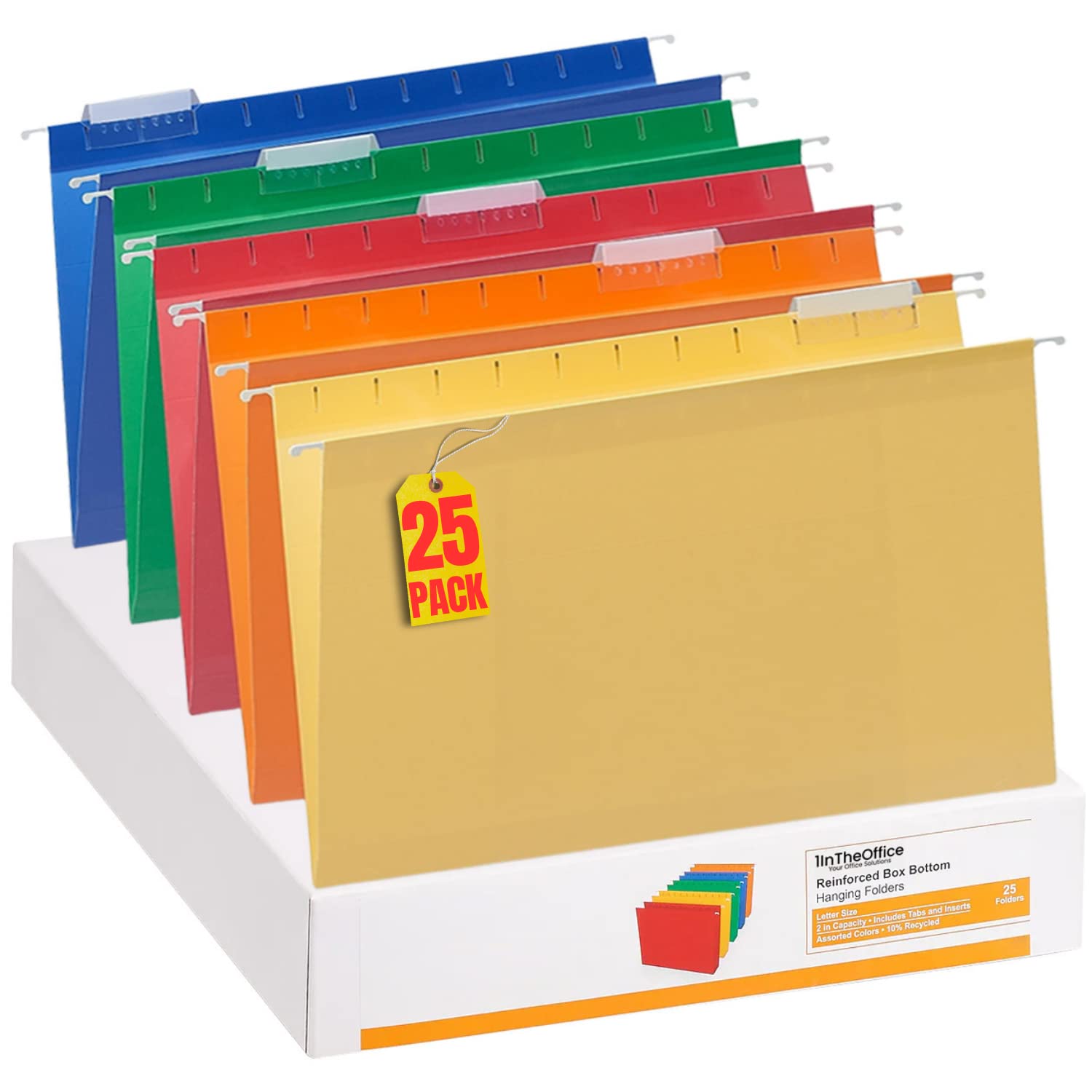 Snapklik.com : 1InTheOffice Hanging File Folders Letter-Size ...