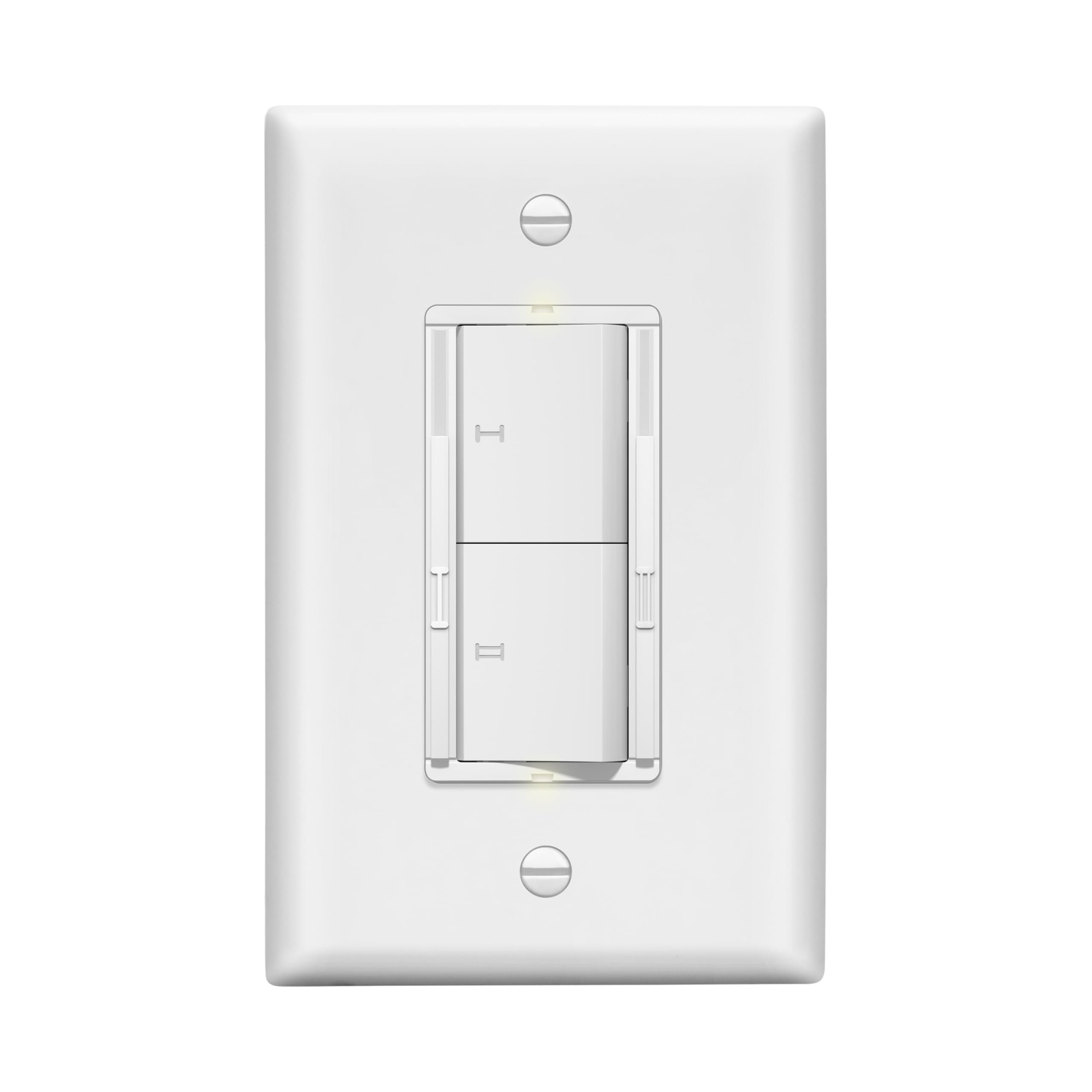 Snapklik.com : Dual Rocker Light Switch And Slide LED Dimmer ...