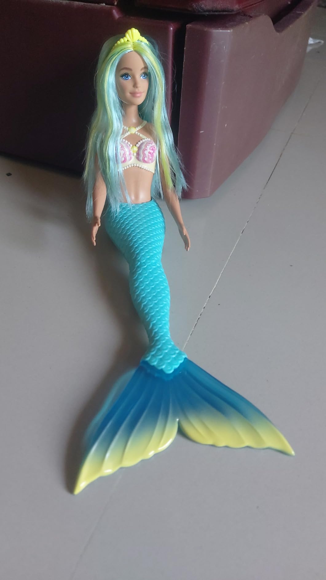 Barbie Mermaid Doll 1 with Fantasy Hair and Headband Accessories ...