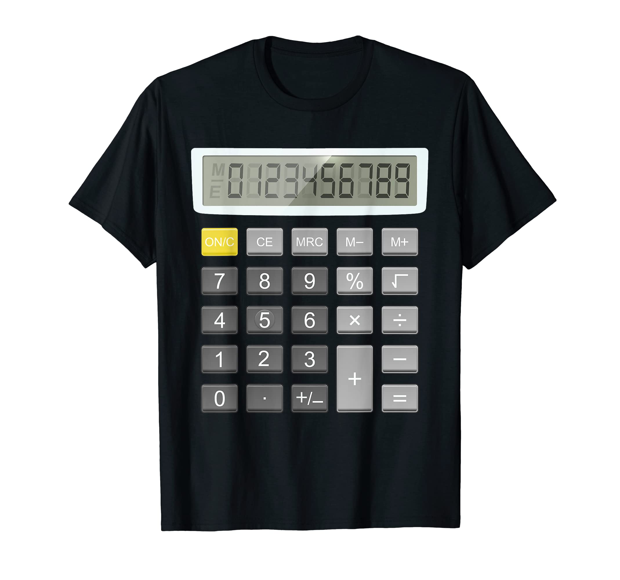 Maths Day Costume Idea For Kids & Calculator Costume T-Shirt : Amazon ...