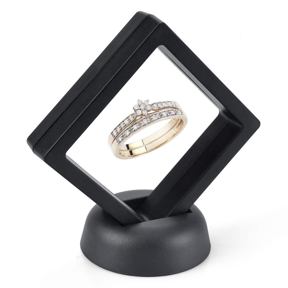 Snapklik.com : Coin Display Case, 5 PCS Square 3D Floating Frames ...