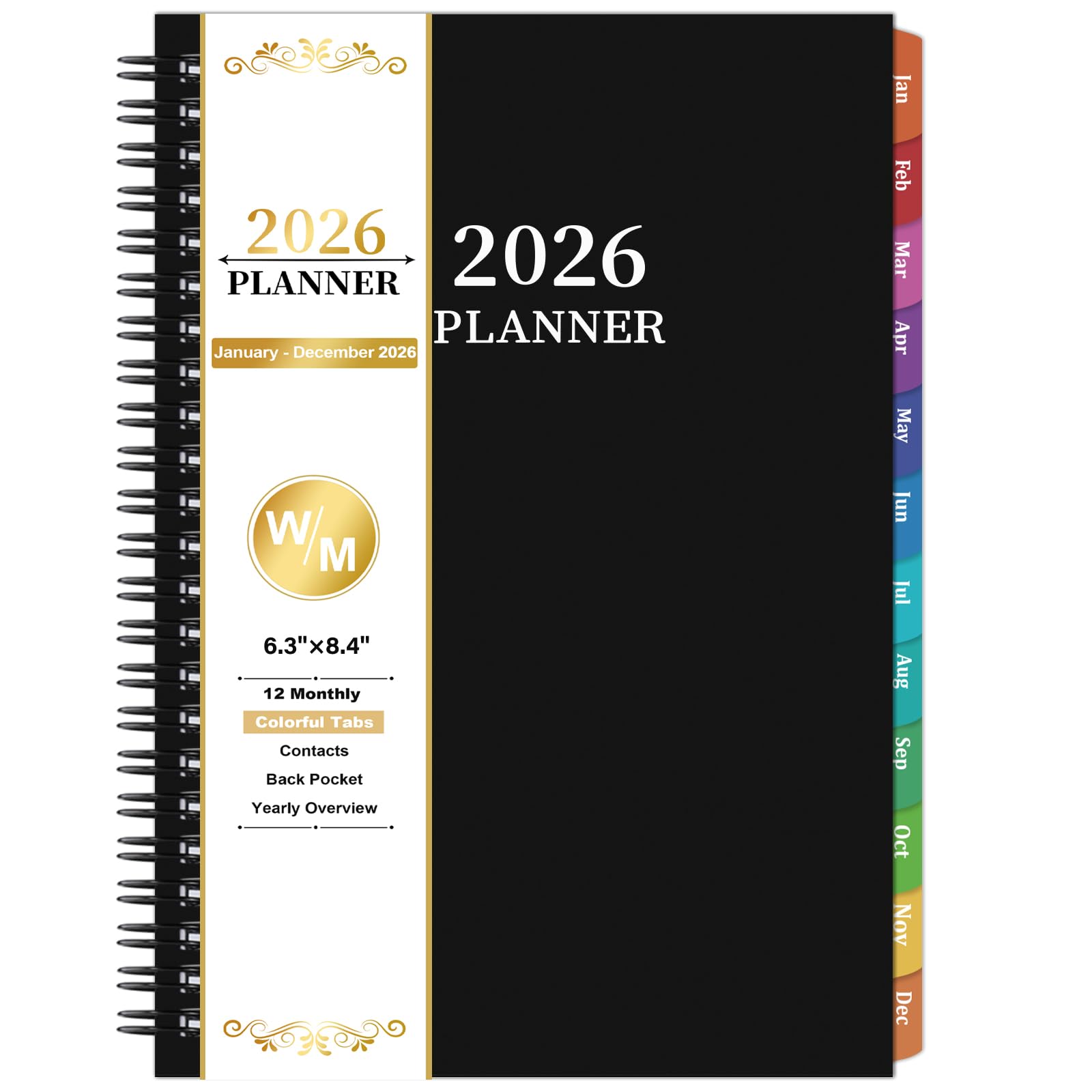 Snapklik.com : 2026 Planner- Planner 2026 Weekly And Monthly, Jan.2026