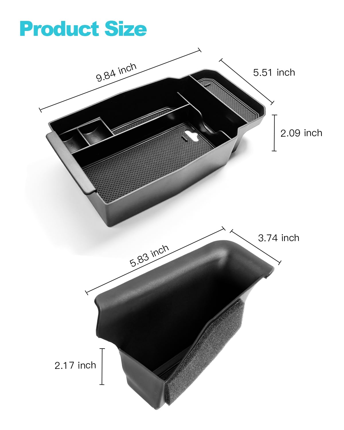 Snapklik.com : 5PCS 2023 2024 2025 CX-50 Center Console Organizer Tray ...