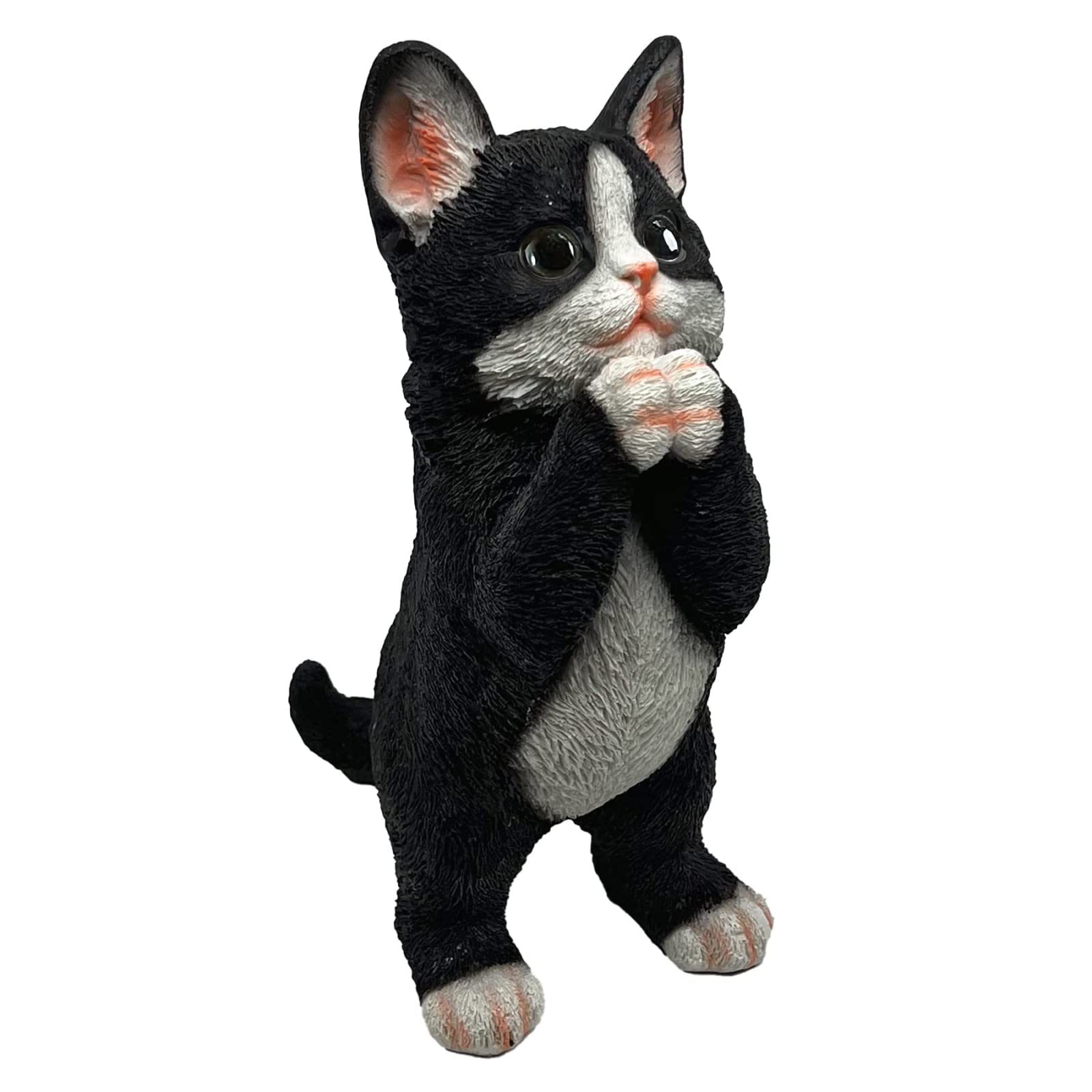 Amazon.com: Gojoquanzhou Cat Garden Outdoor Decor Statues – Cute ...