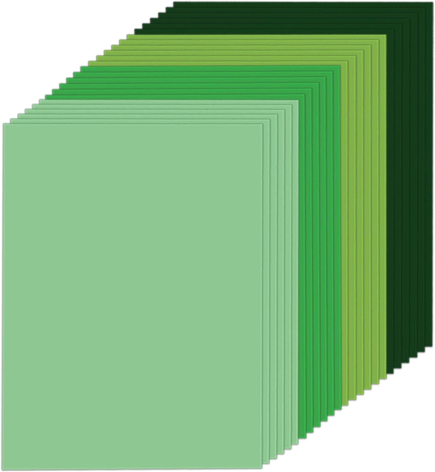 Amazon.com : Wpxmer 60 Pack Green Cardstock 8.5 x 11 inches Green ...