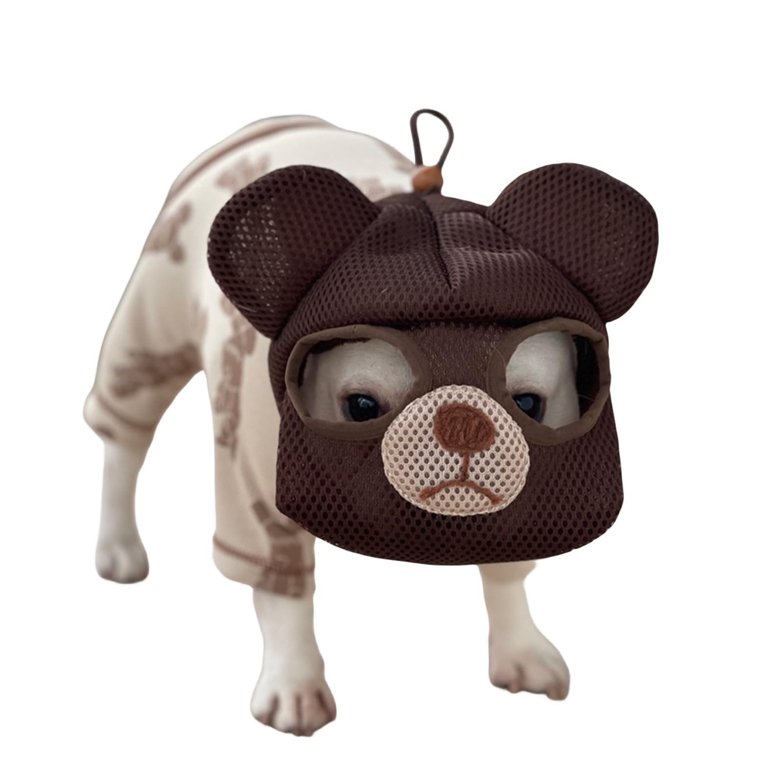 Amazon.com : MANON ROSA Bulldog Muzzle: Adjustable Breathable Mesh Anti ...