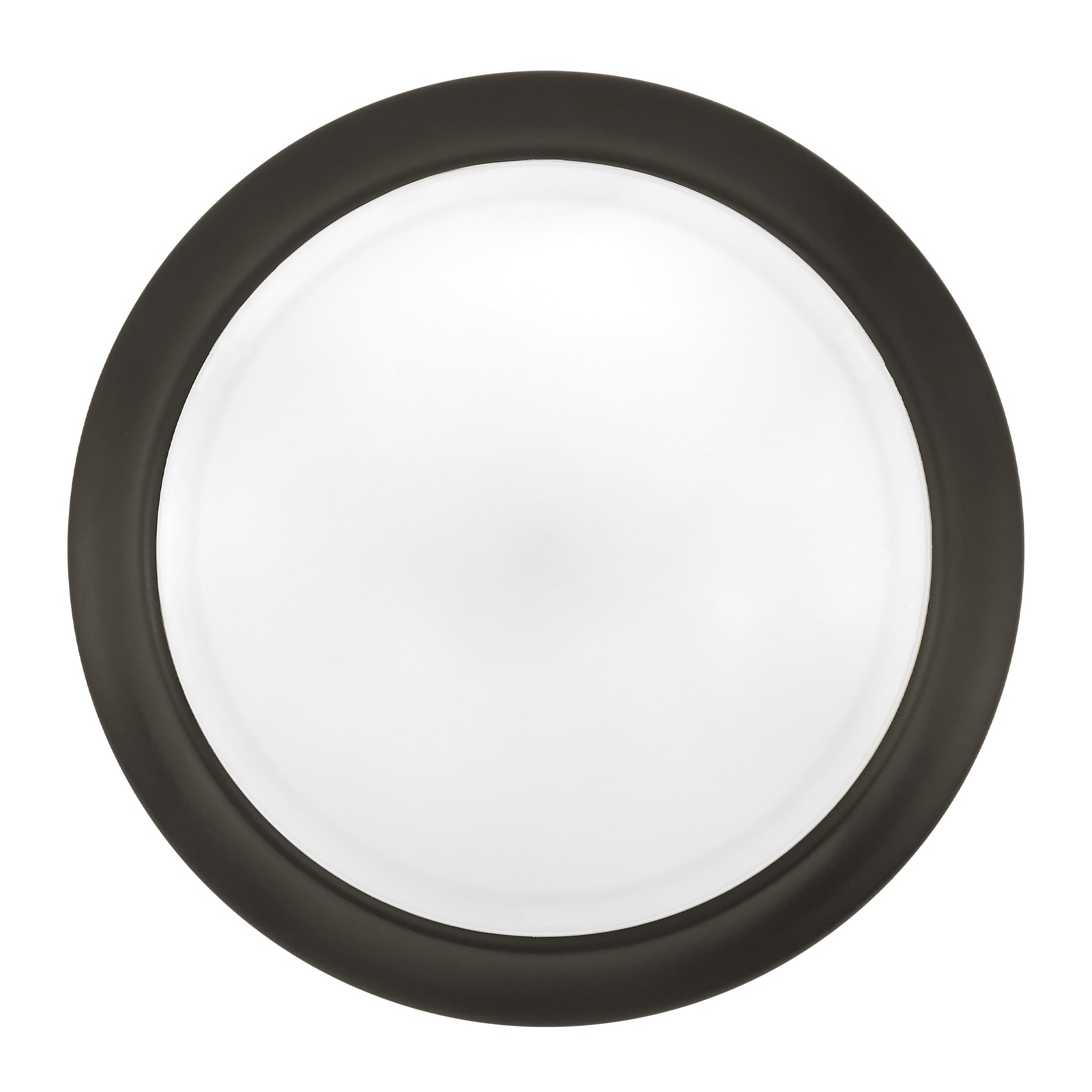 Maxxima 7 in. Bronze Slim Round LED Flush Mount Ceiling Light Fixture ...
