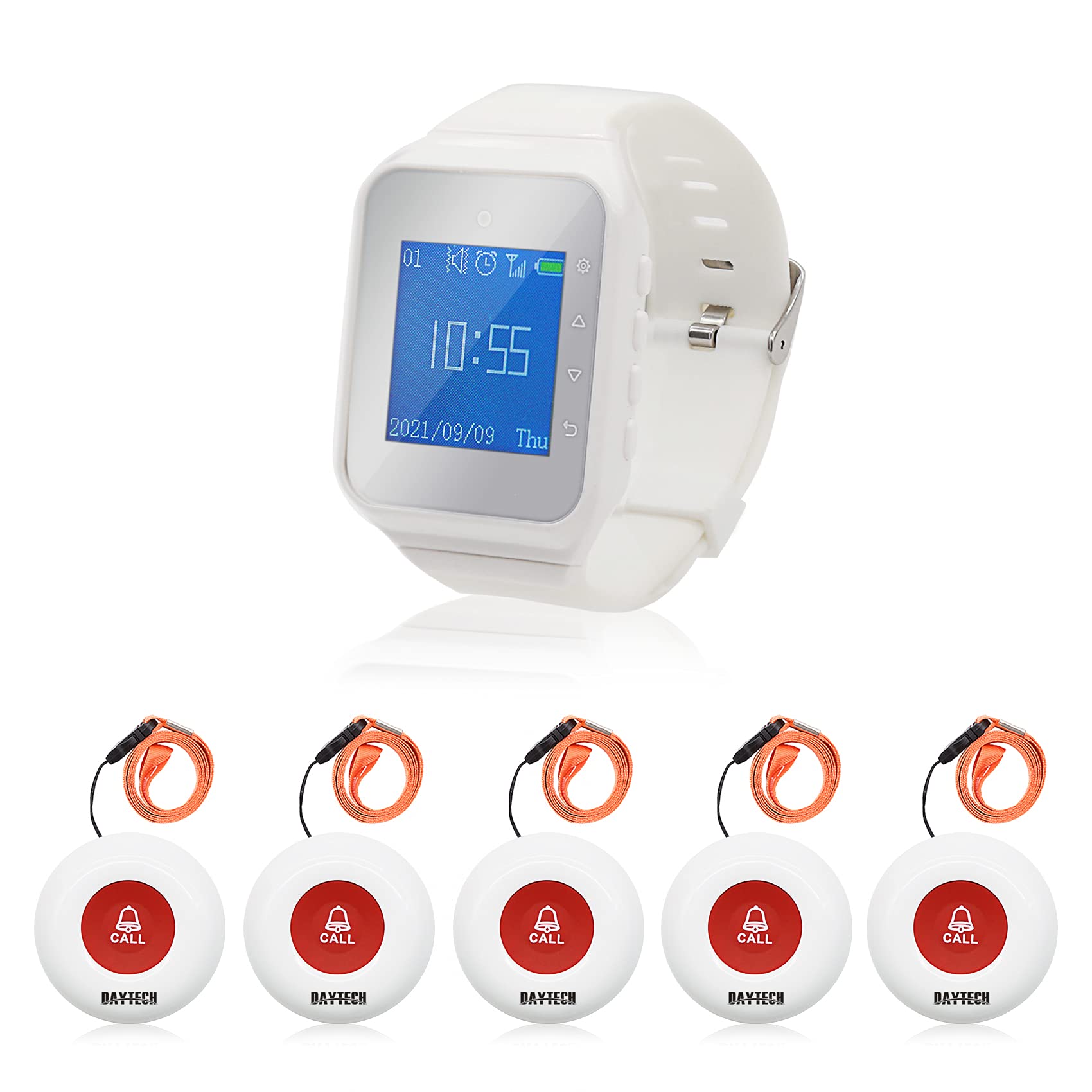 Buy Daytech Caregiver Wrist Pager Call Button for Senior Safety Panic ...