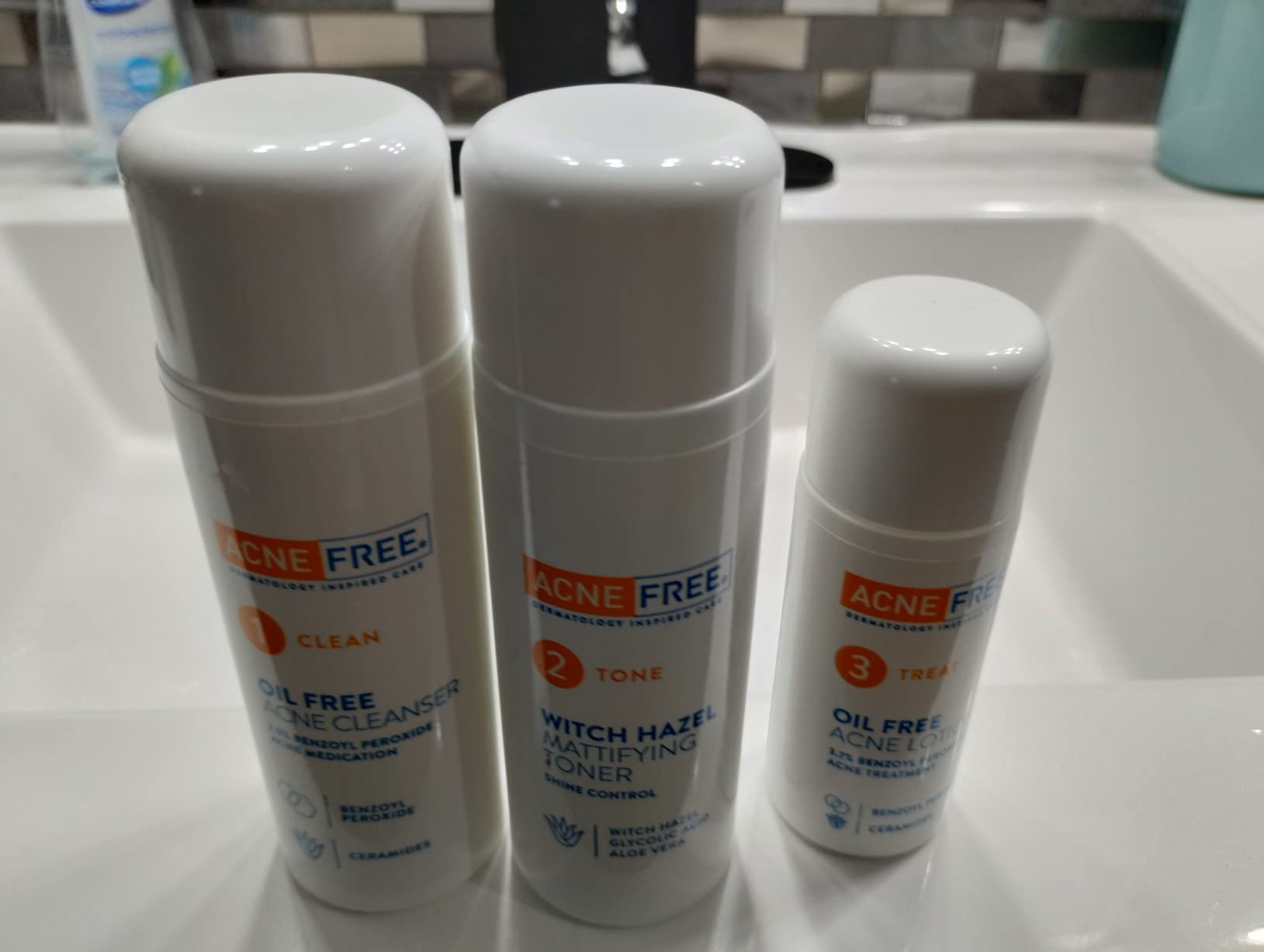 $3/mo - Finance Acne Free 3 Step 24 Hour Acne Treatment Kit - Clearing ...