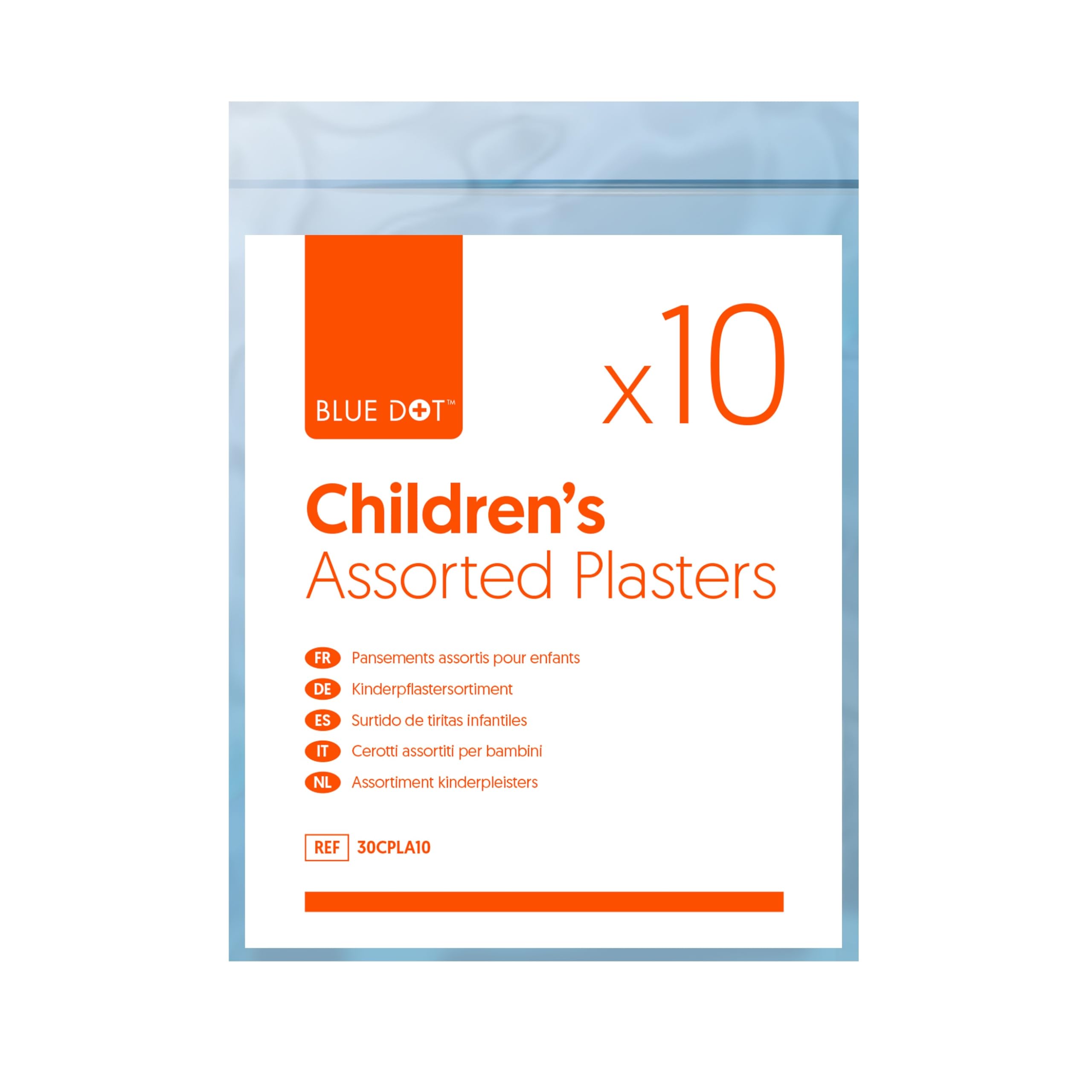 Blue Dot Assorted Children's Plasters 10-Piece : Amazon.co.uk: Health ...