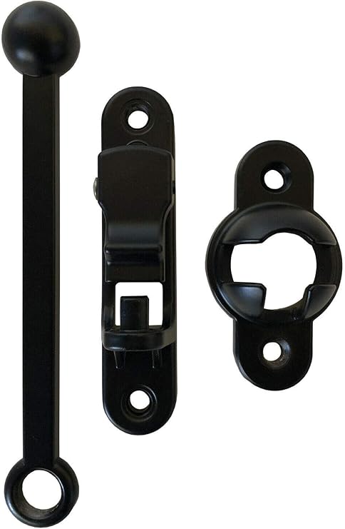Amazon.com: Cargo Trailer Rv Ball Socket Door Holdback 4" Black Power ...