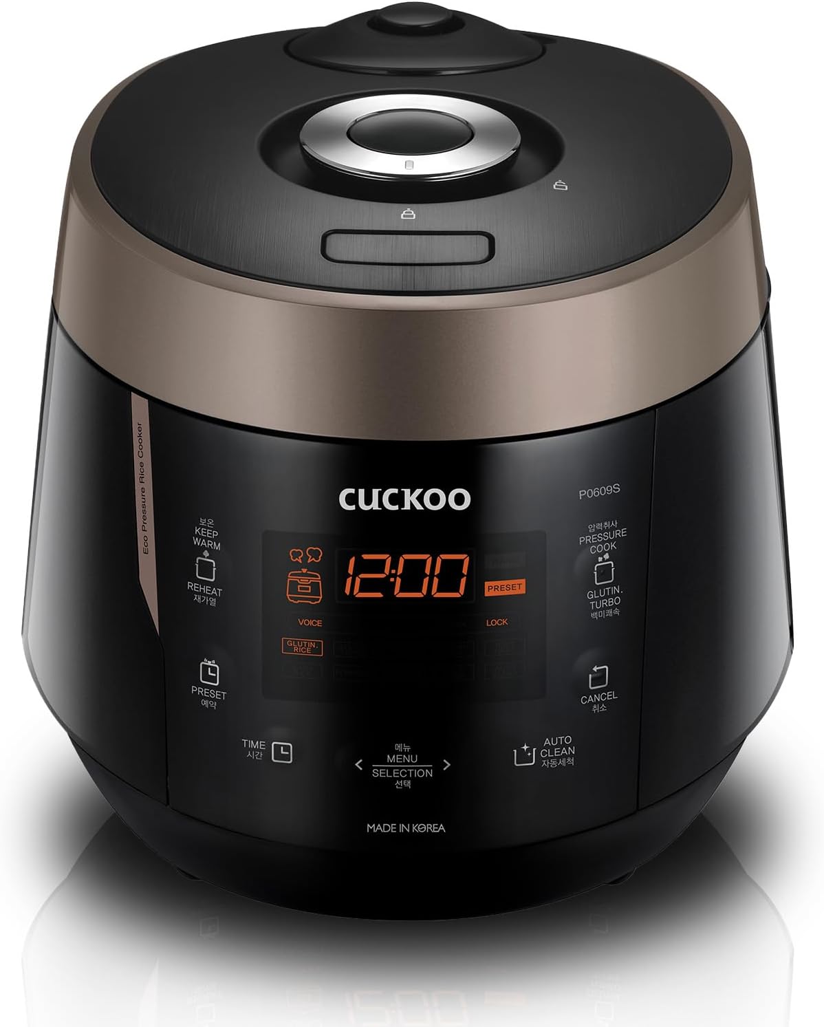 Amazon.com: CUCHEN CJS-FD0600RV Pressure Rice Cooker 6-CUP Graphic FND ...
