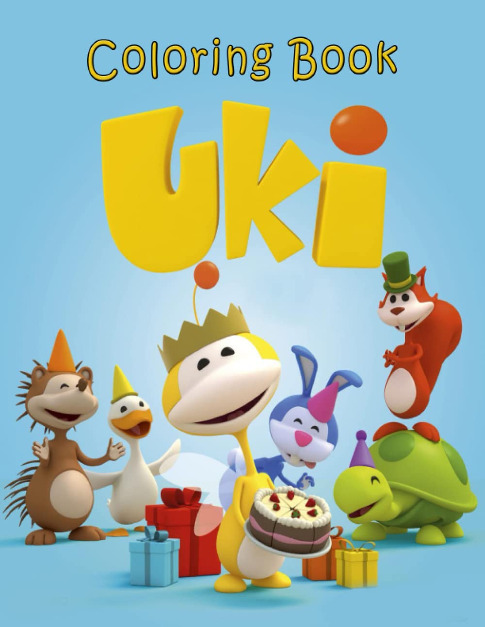 Buy Uki Coloring Book: Jumbo Colouring Pages For Kids and Adults Online ...