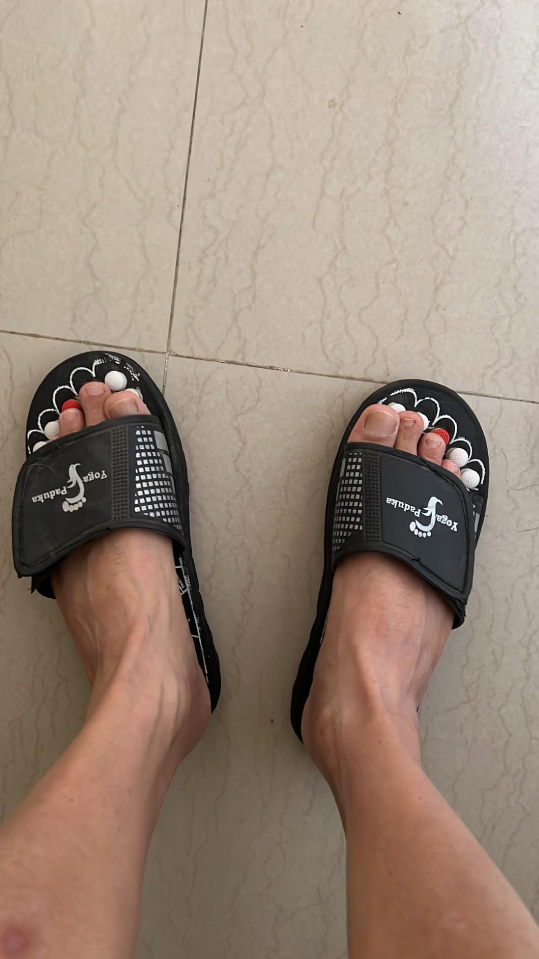 DAZIBAO® Spring Acupressure and Magnetic Therapy Accu Paduka Slippers ...
