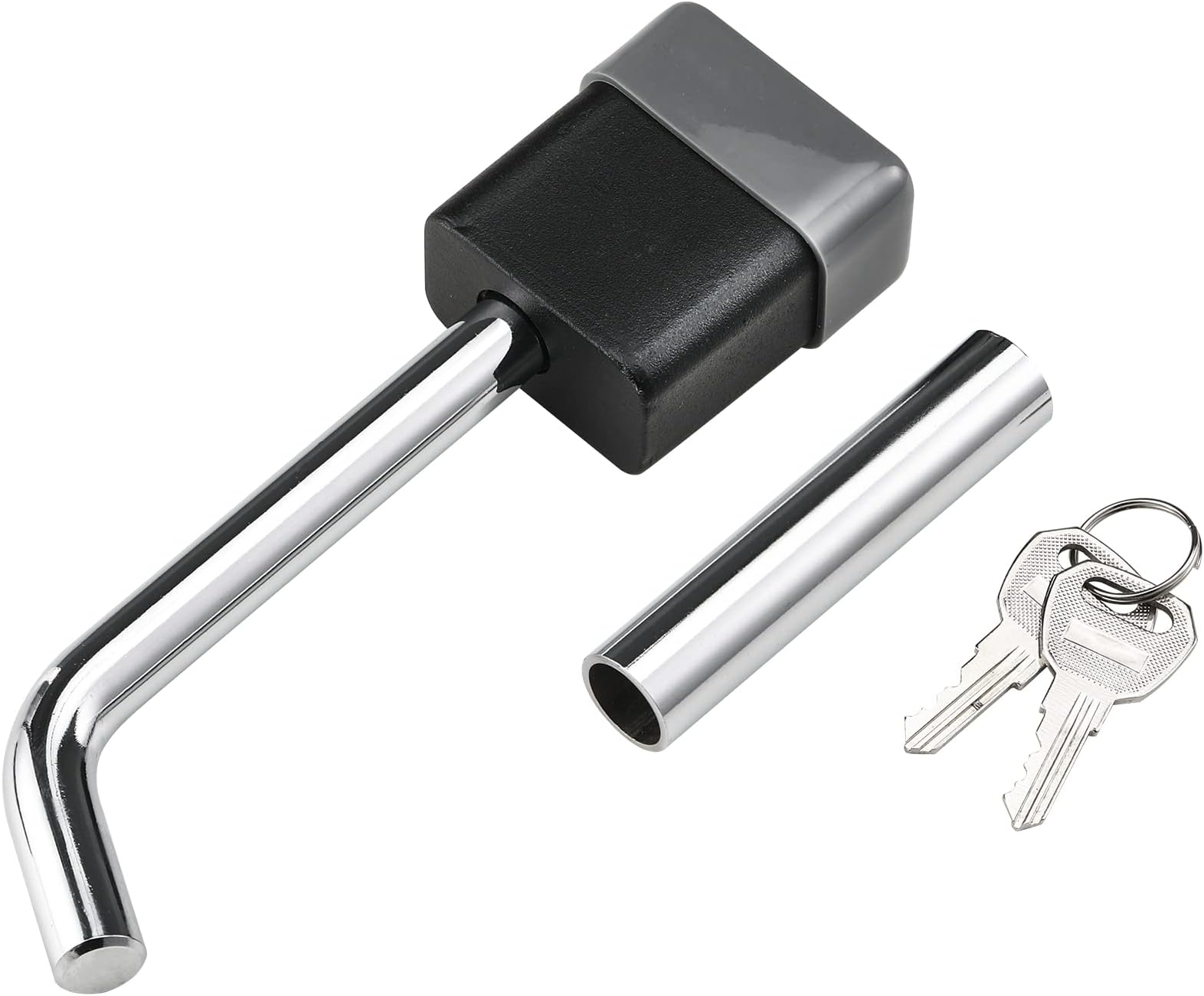 Amazon.com: CZC AUTO Hitch Receiver Pin Lock, Right Angle 1/2" and 5/8 ...