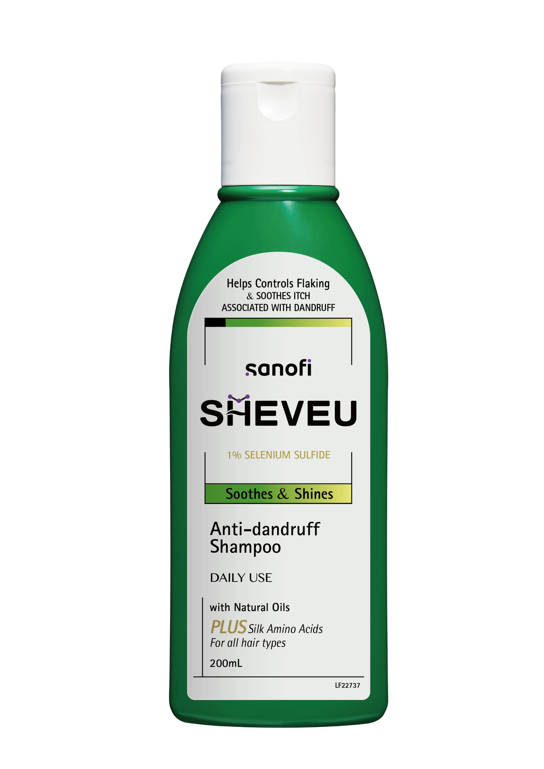 Sheveu Anti-Dandruff Shampoo 200 ml, Green : Amazon.com.au: Beauty