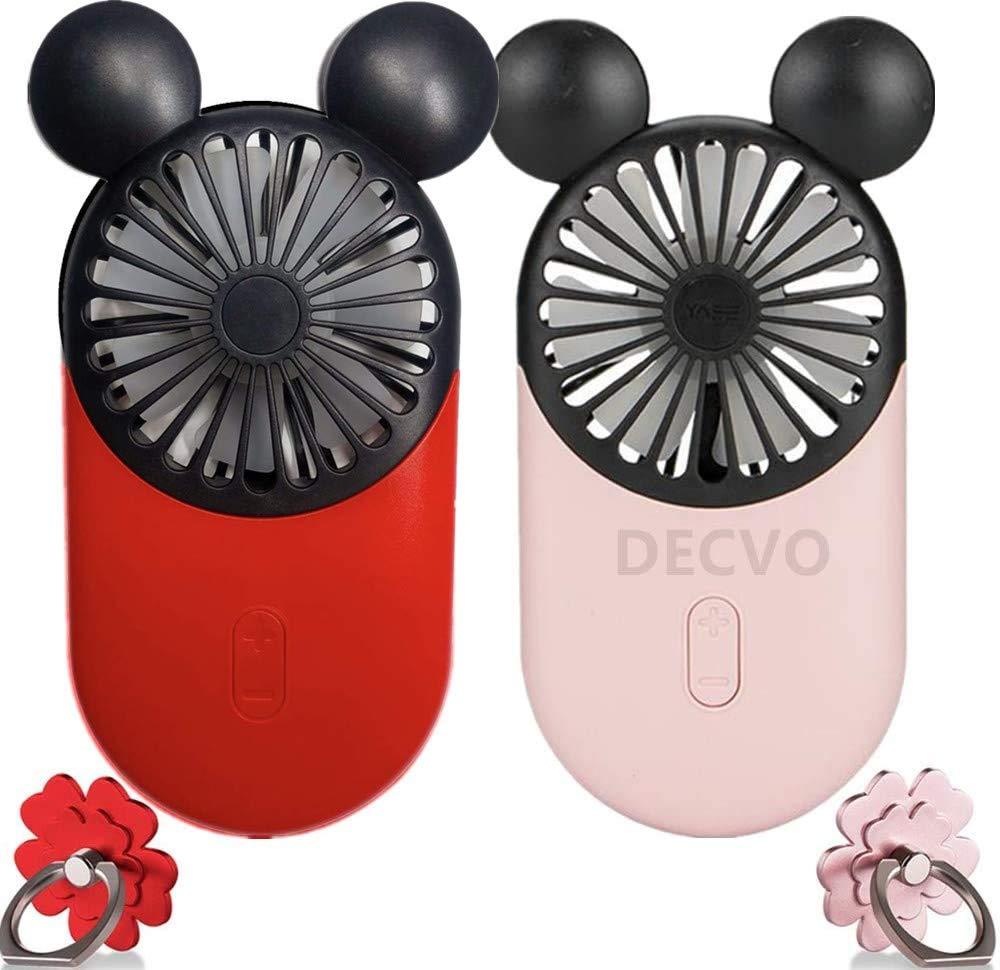 Amazon.com: DECVO Cute Personal Mini Fan, Handheld & Portable USB ...