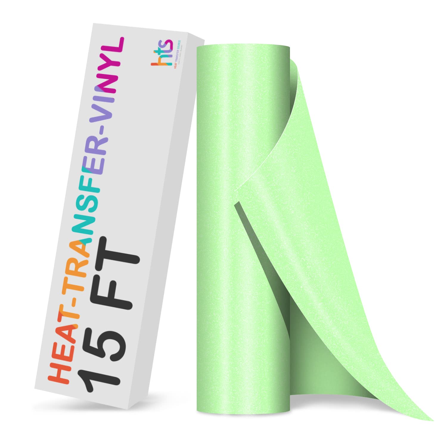 Amazon.com: Neon Green Glitter HTV Heat Transfer Vinyl Rolls - 12" x ...