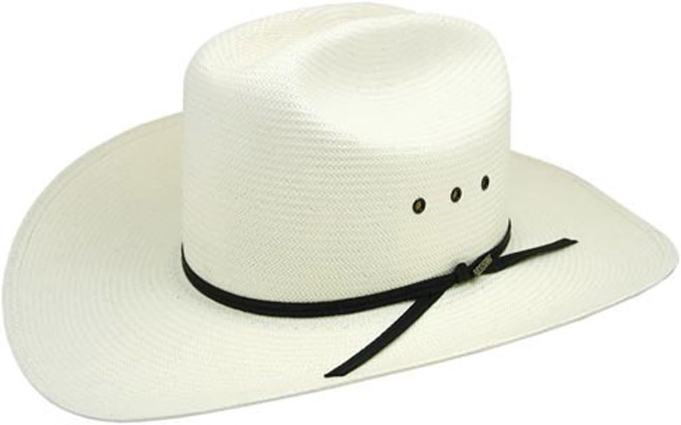 Amazon.com: Stetson And Dobbs Hats RSLCAT-6740 Long Cattleman,Eyelet ...