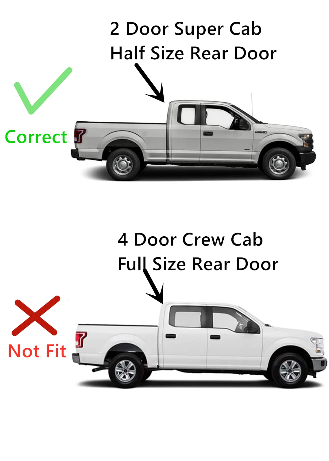 OEM Style Glass Passenger Side Front Door Window Glass For Ford F150 ...