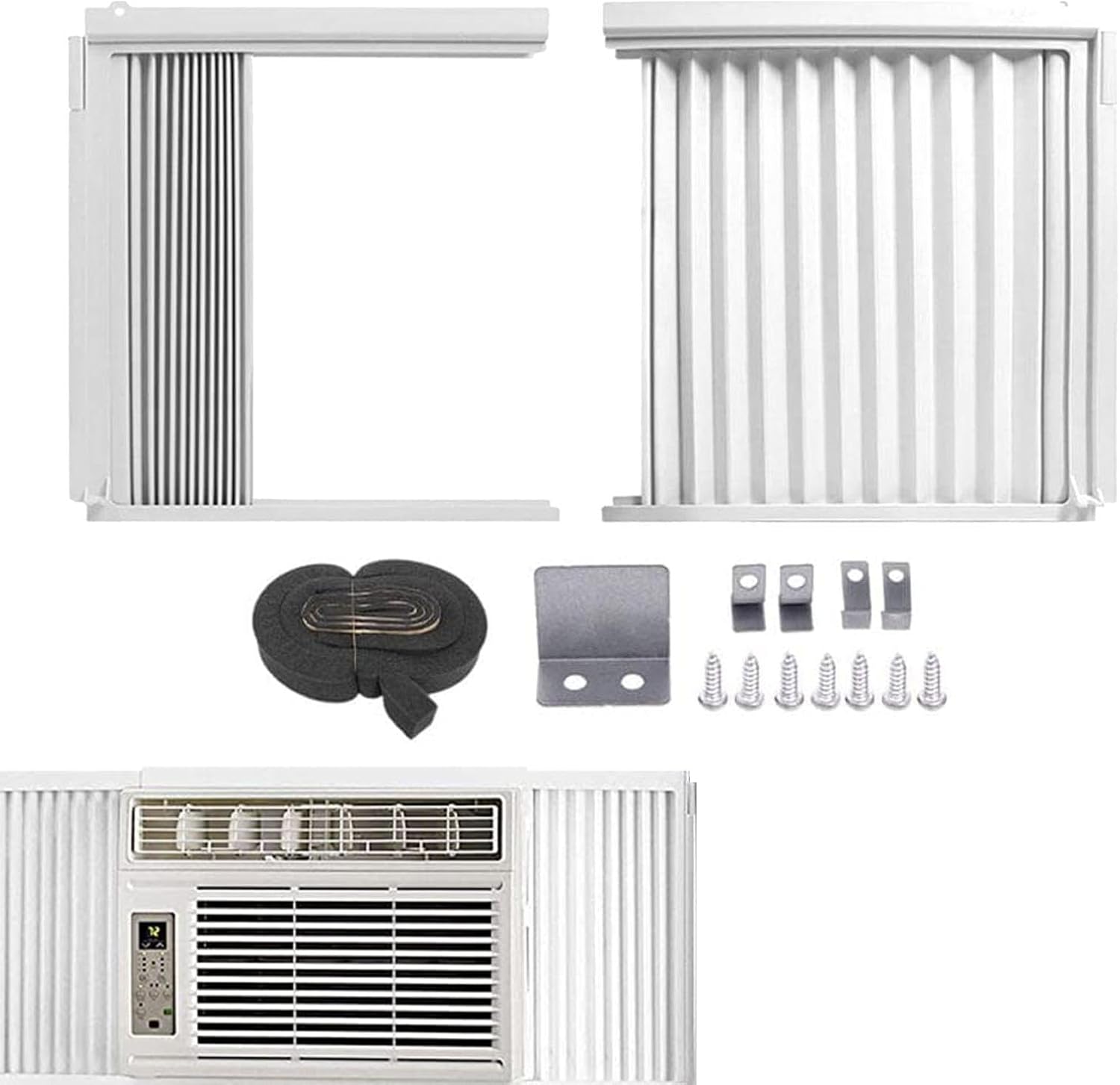 Amazon.com: Generic Window Air Conditioner Side Panels AC Window ...