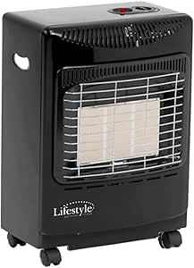Lifestyle Mini Heatforce Portable Indoor Gas Heater (Black) : Amazon.co.uk: Home & Kitchen