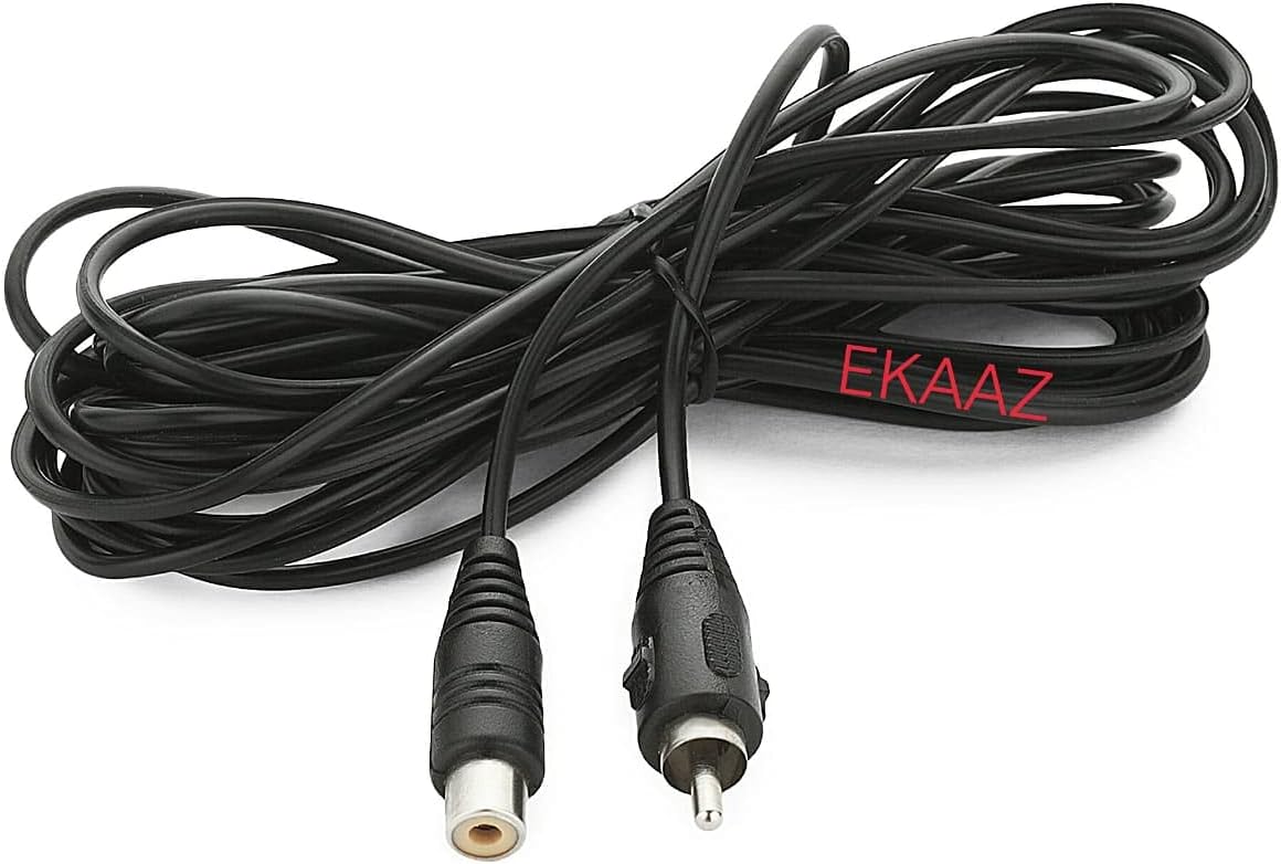 EKAAZ Audio Video Rca Extension Rca Cable Male To Female For Speaker ...