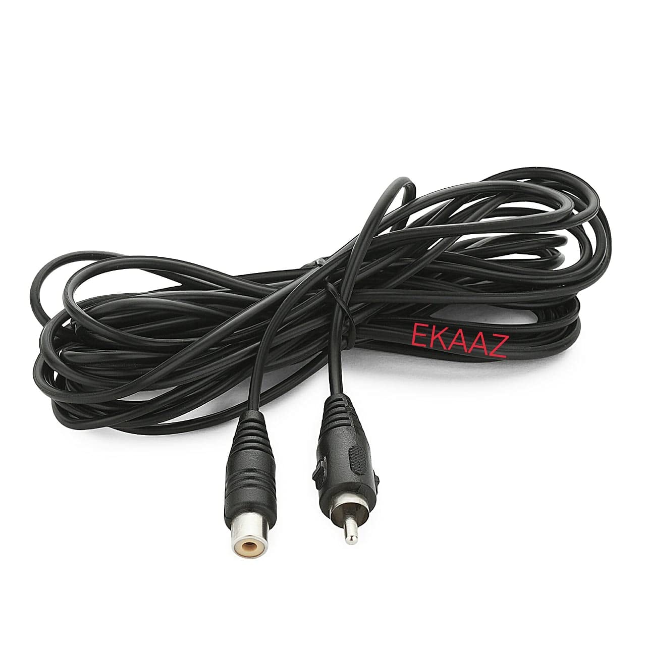 EKAAZ Audio Video Rca Extension Rca Cable Male To Female For Speaker ...